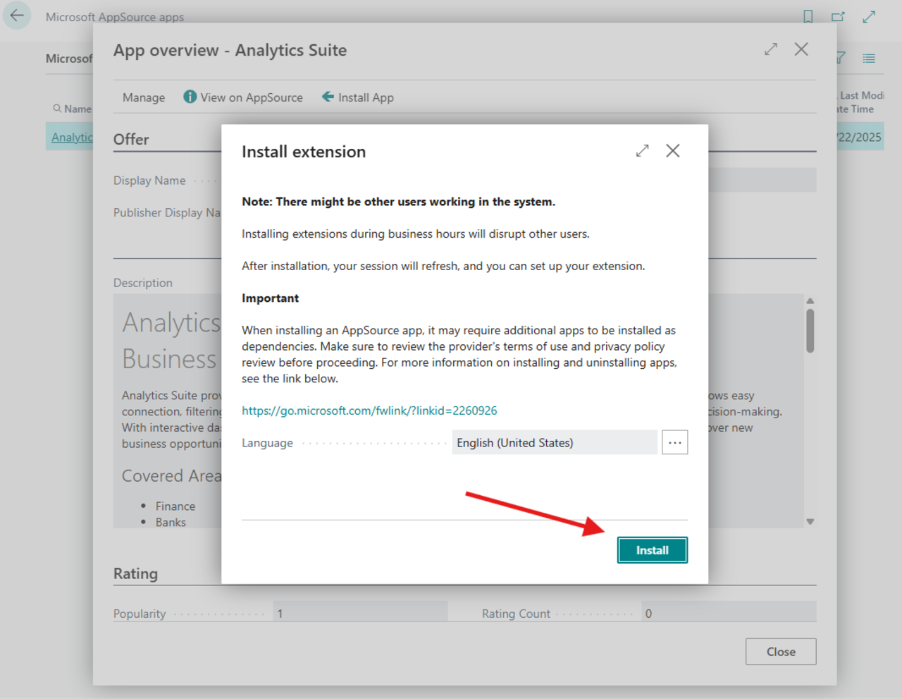 Analytics Suite – Setup