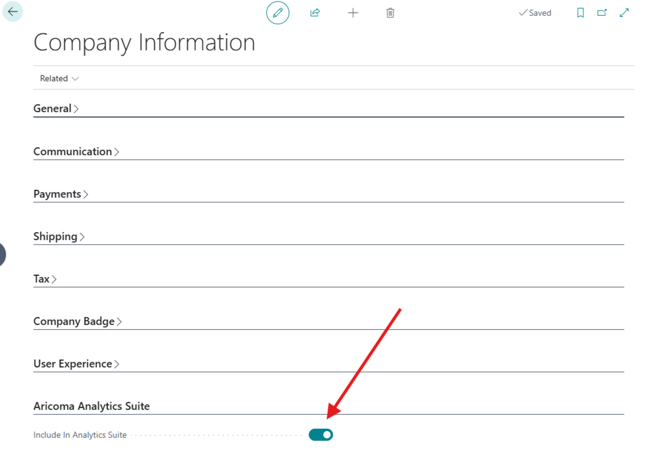 Analytics Suite – Setup
