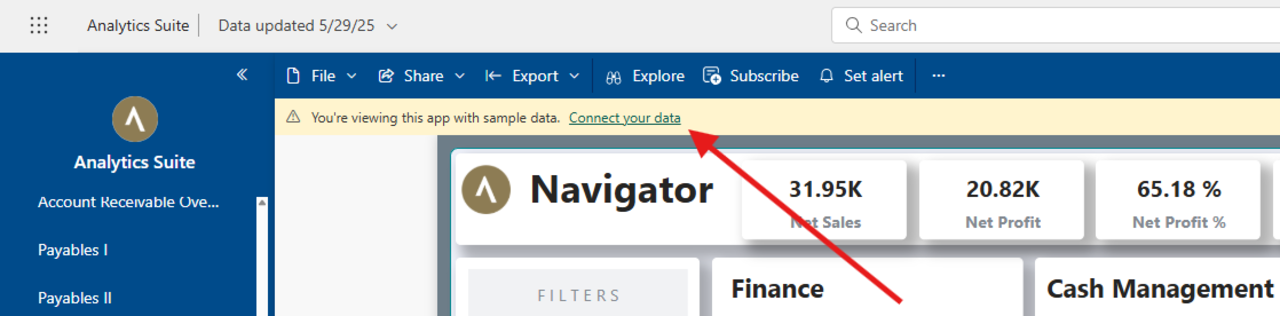 Analytics Suite – Setup