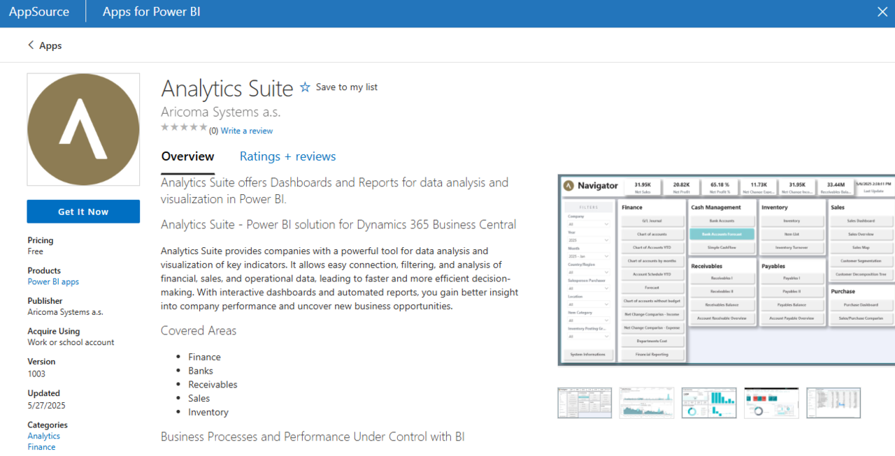Analytics Suite – Setup